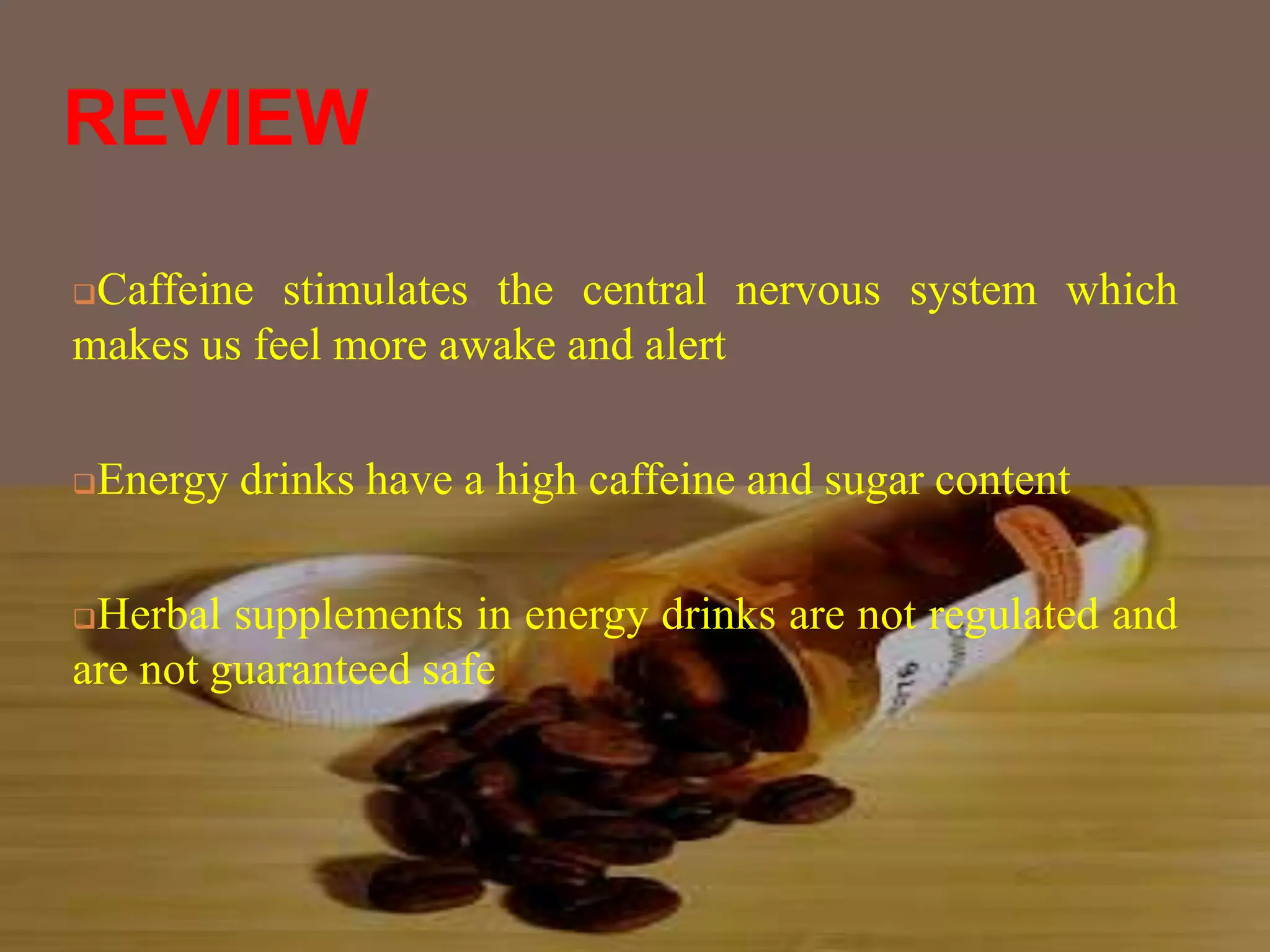 Caffeine & ITS effect on brain | PPTX