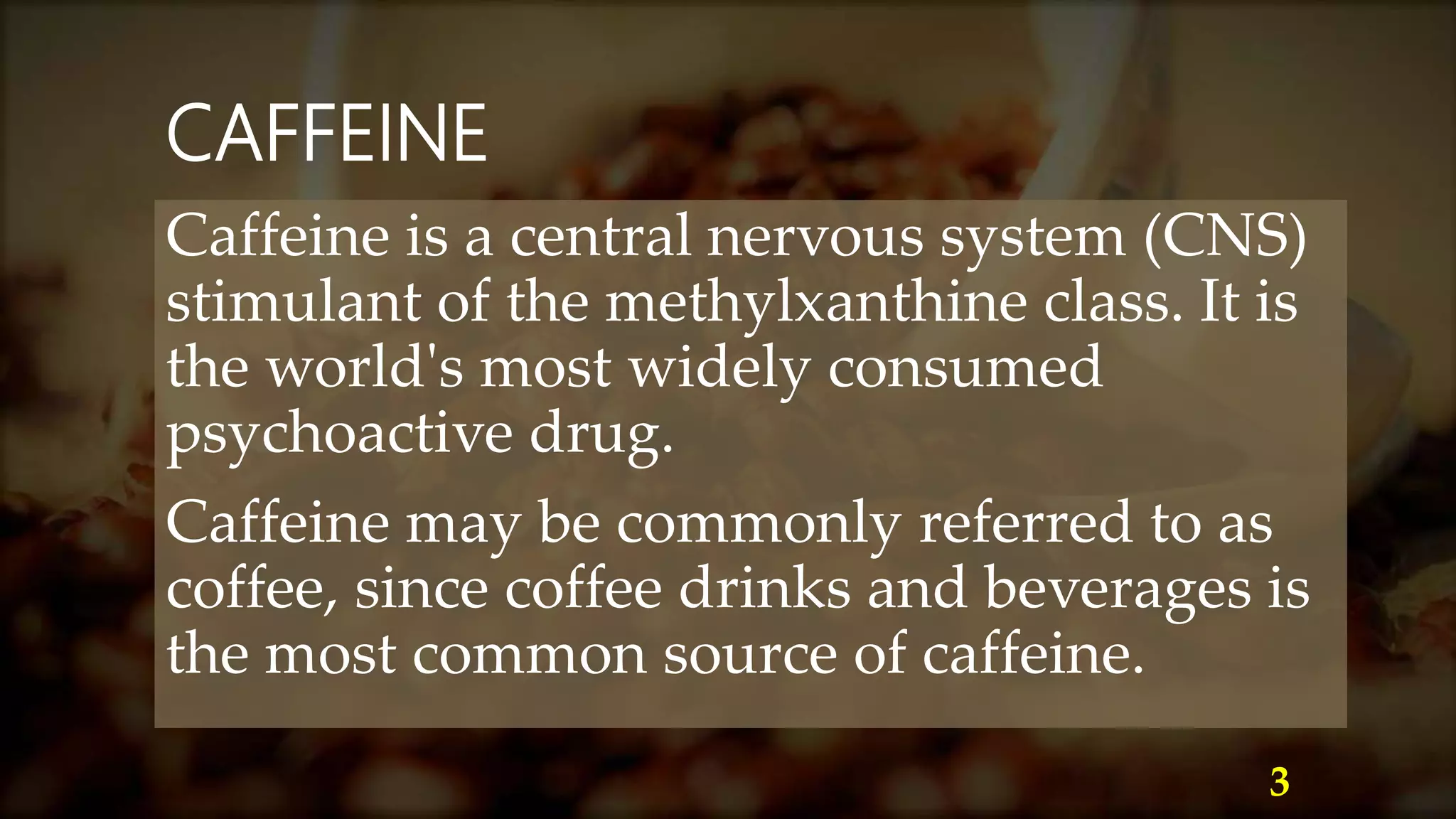 Caffeine & cardiovascular system | PPTX