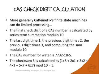 Advances in Automatic Chemical Spelling Correction | PDF | Chemistry ...