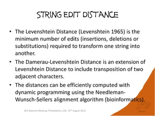 Advances in Automatic Chemical Spelling Correction | PDF | Chemistry | Science