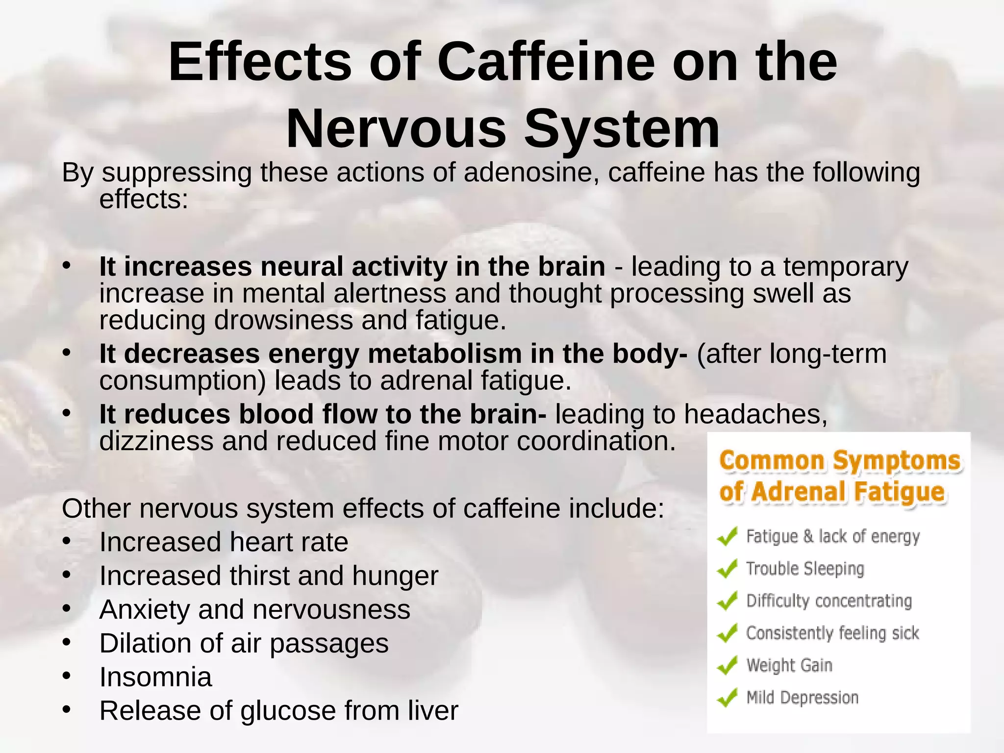 The Effects of Caffeine | PPT