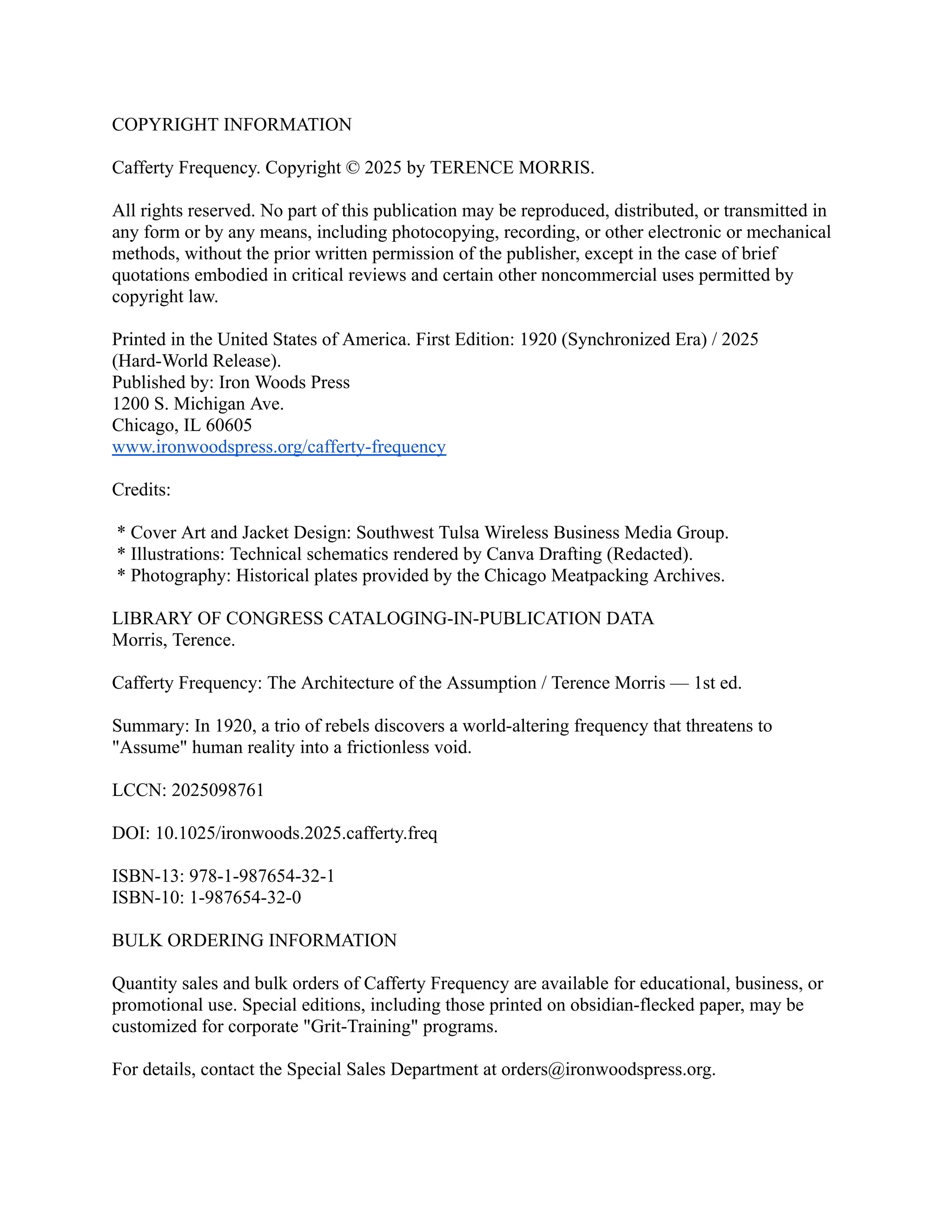 CAFFERTY FREQUENCY: THE ARCHITECTURE OF THE ASSUMPTION | PDF