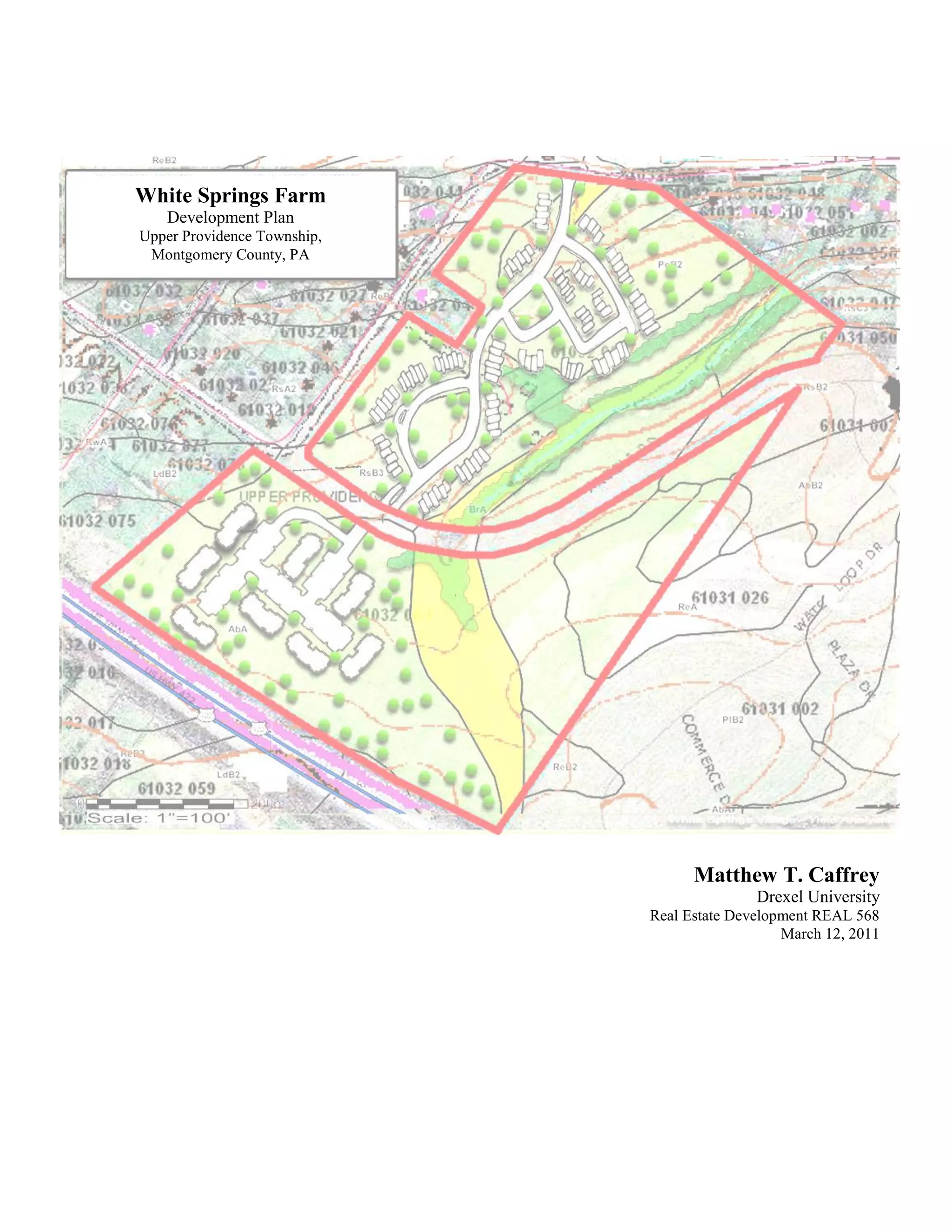 Caffrey White Springs Farm Development Plan | PDF