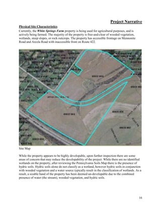 Caffrey White Springs Farm Development Plan | PDF | Land and Farms ...