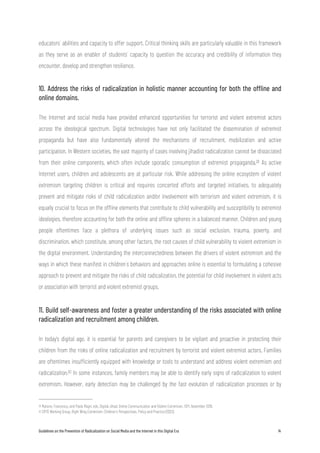 Prevention of Radicalization on Social Media and the Internet in this ...