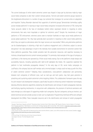 Prevention of Radicalization on Social Media and the Internet in this ...