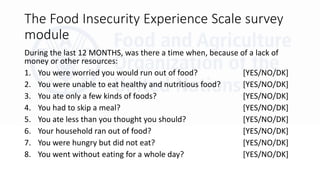Measuring Food Insecurity in the Sustainable Development Goals | PDF