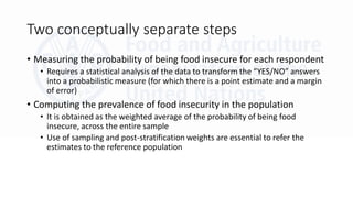 Measuring Food Insecurity in the Sustainable Development Goals | PPT