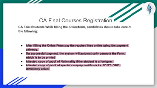 Ca final course | PPTX