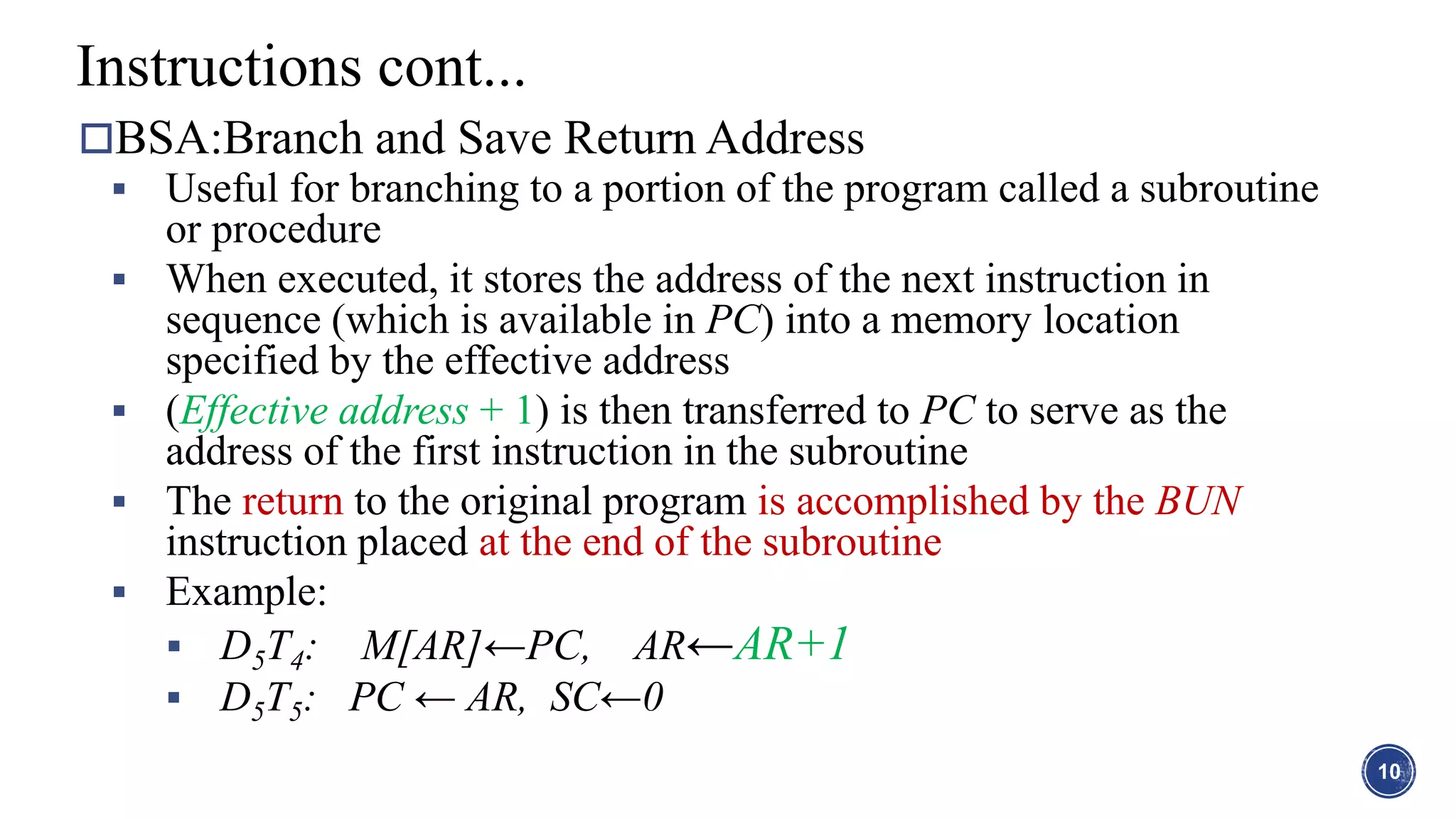 Memory Reference Instructions Pptx Programming Languages Computing