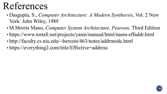 Memory Reference Instructions Pptx Programming Languages Computing