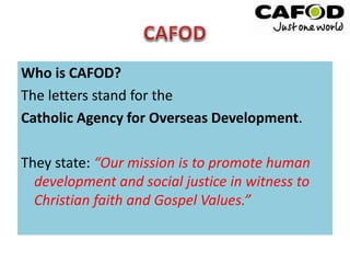 CAFOD | PPT
