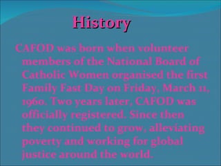 Cafod (3)equiana | PPT