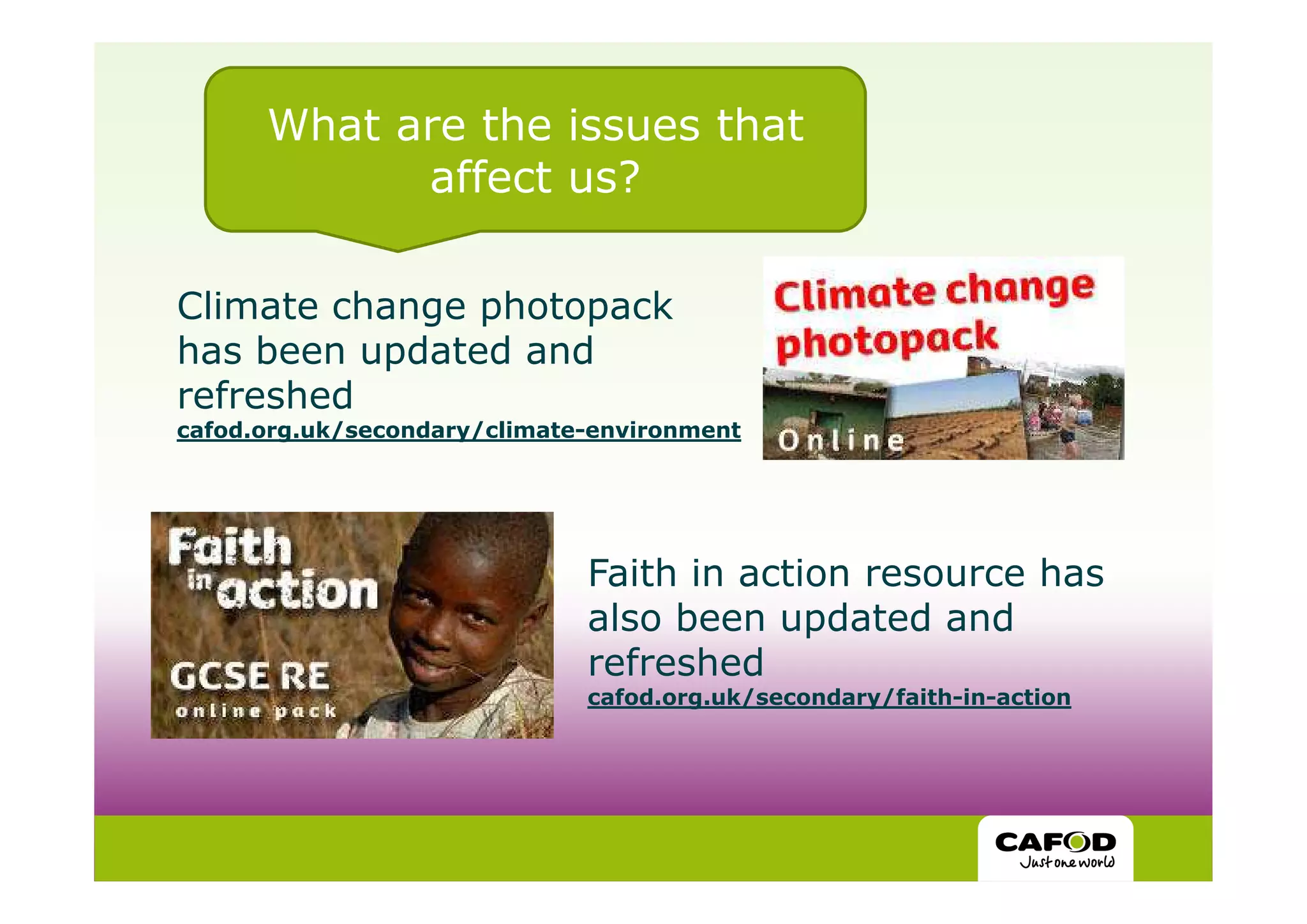 Cafod volunteer slideshare | PDF