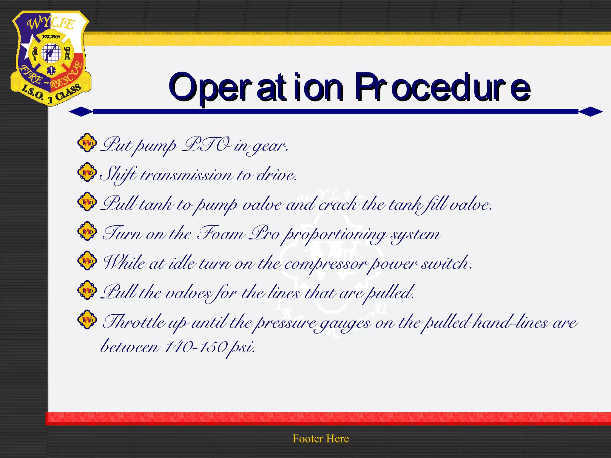 Cafs system operation | PPT