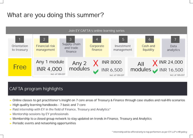 CAFTA Learning Series Brochure - May Batch | PDF | Business Accounting ...