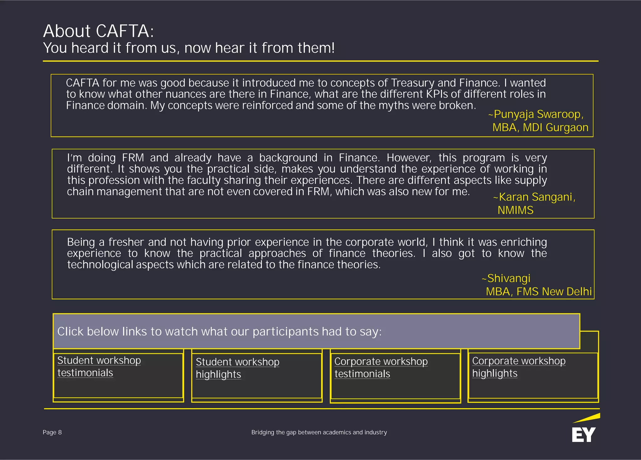 EY Cafta Success Stories | PDF