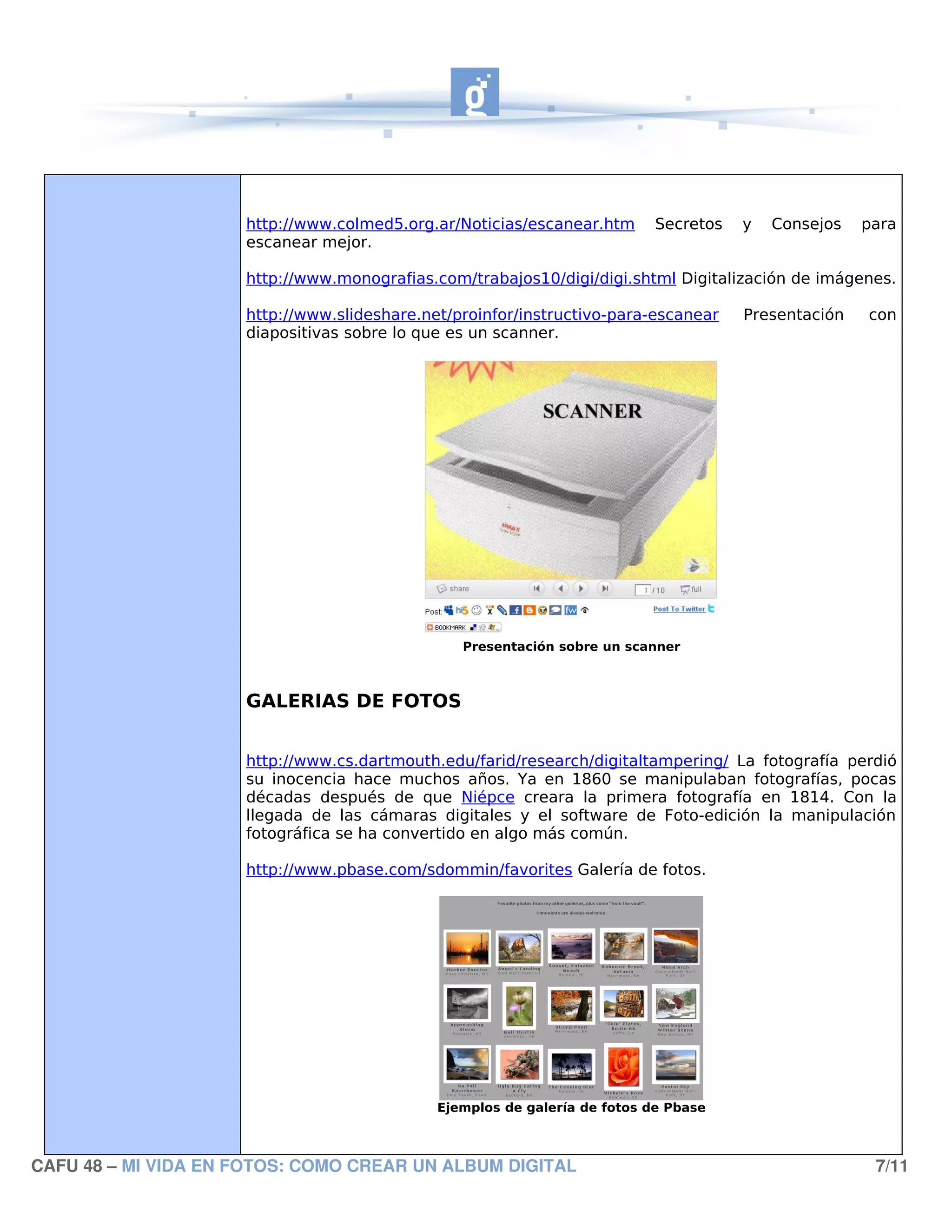 Mi Vida En Fotos(Album Fotos Digital) | PDF