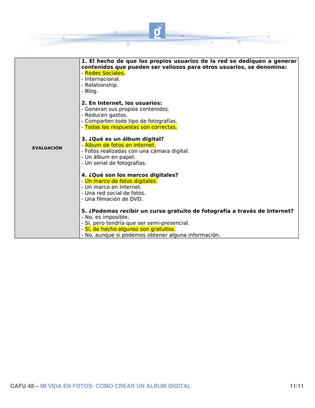 Mi Vida En Fotos(Album Fotos Digital) | PDF