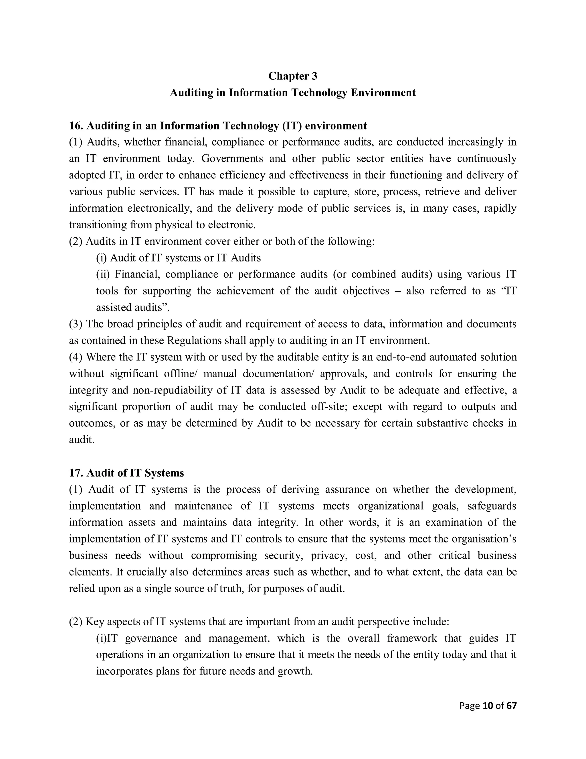 CAG REGULATIONS ON AUDIT AND ACCOUNTS | PDF