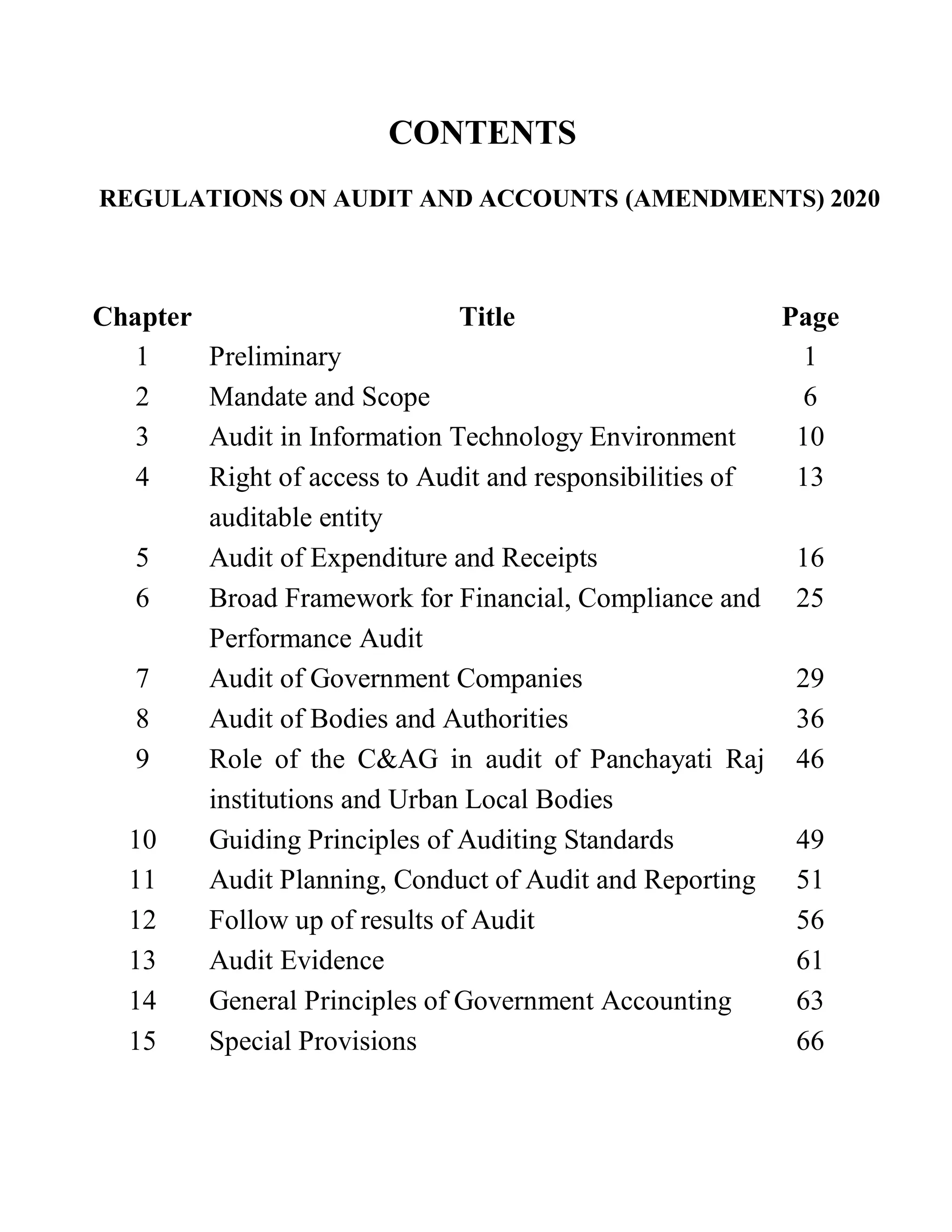 CAG REGULATIONS ON AUDIT AND ACCOUNTS | PDF