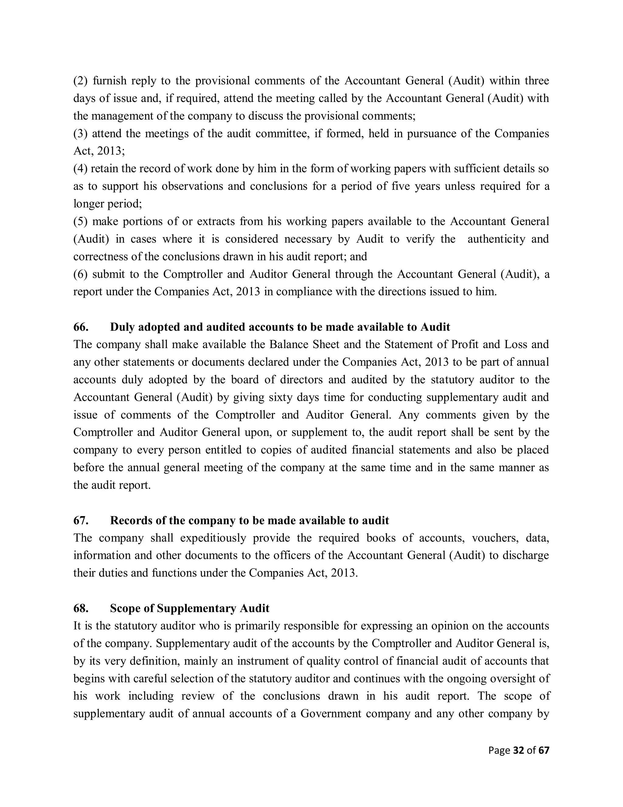 CAG REGULATIONS ON AUDIT AND ACCOUNTS | PDF