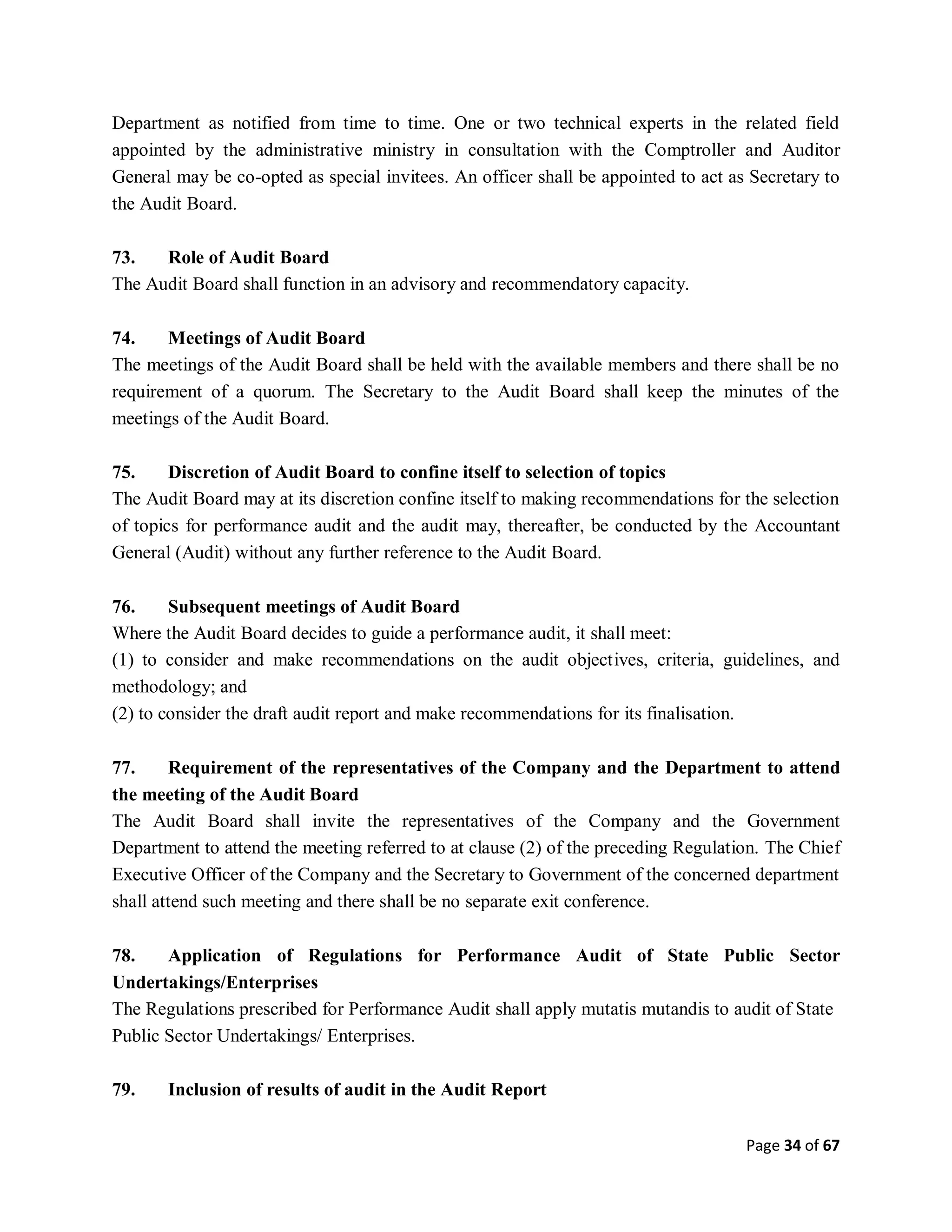 CAG REGULATIONS ON AUDIT AND ACCOUNTS | PDF