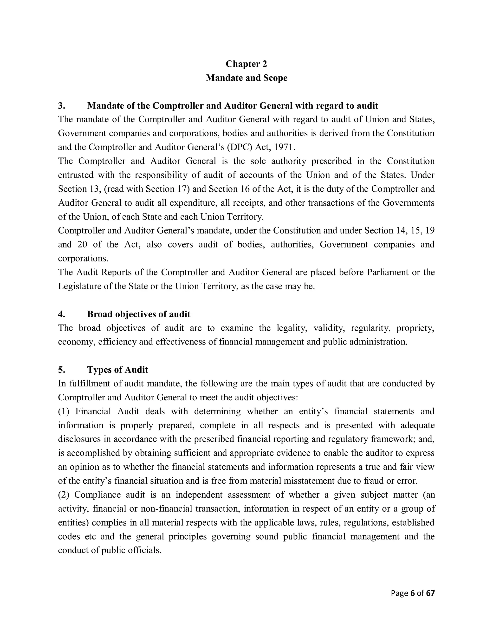 CAG REGULATIONS ON AUDIT AND ACCOUNTS | PDF