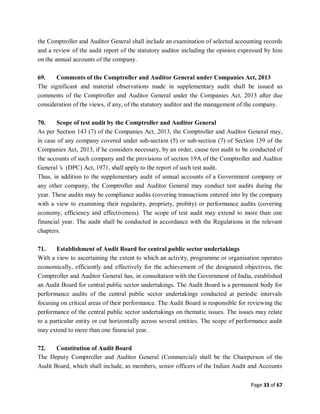 CAG REGULATIONS ON AUDIT AND ACCOUNTS | PDF