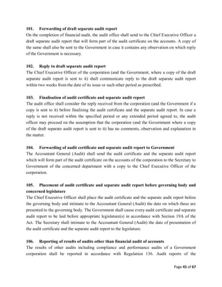 CAG REGULATIONS ON AUDIT AND ACCOUNTS | PDF