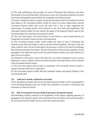 CAG REGULATIONS ON AUDIT AND ACCOUNTS | PDF