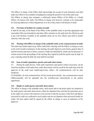 CAG REGULATIONS ON AUDIT AND ACCOUNTS | PDF