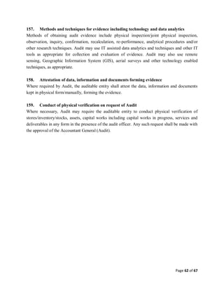 CAG REGULATIONS ON AUDIT AND ACCOUNTS | PDF