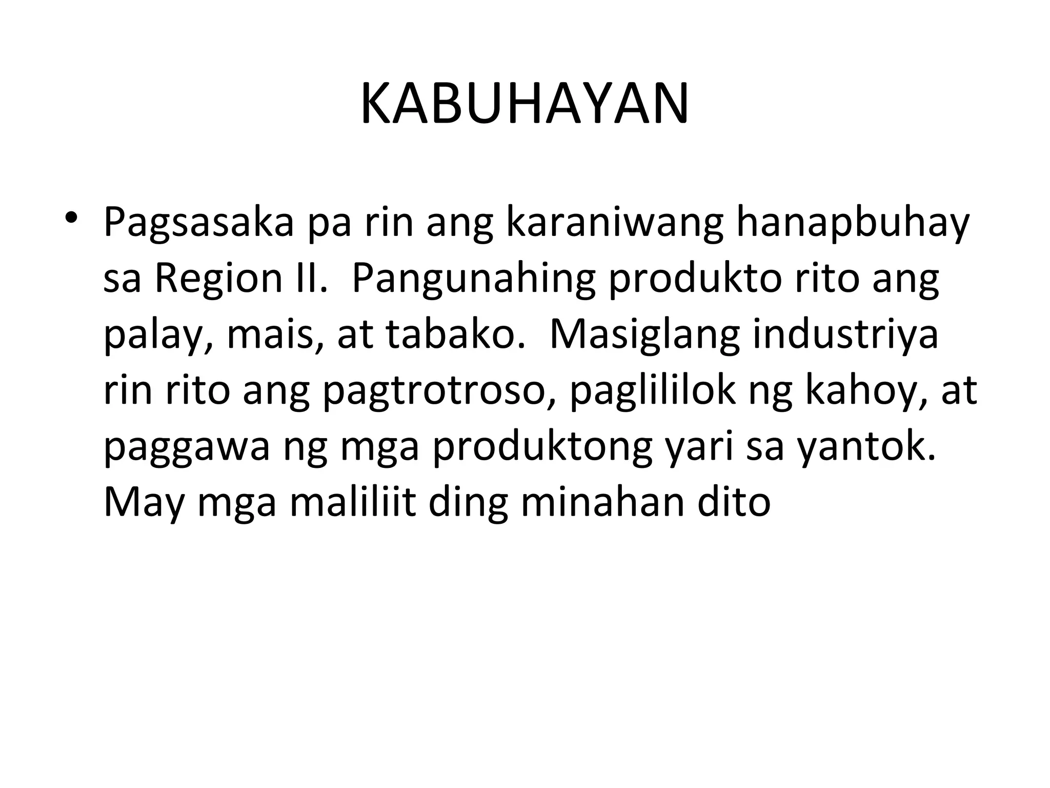 Cagayan Valley Region 2 | PPT