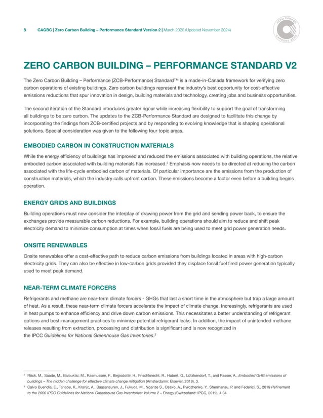 Zero Carbon Building Performance standard | PDF