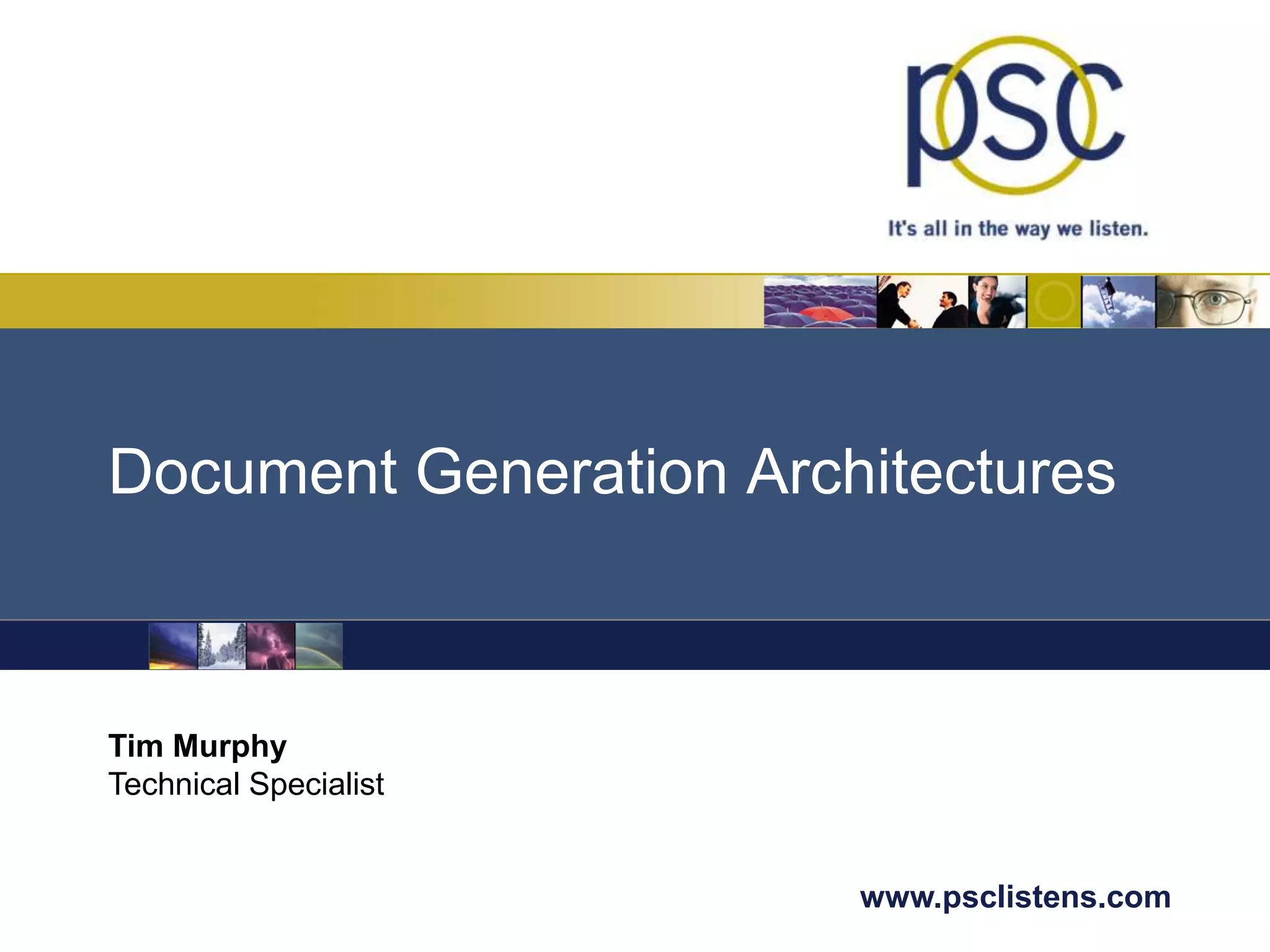 Cag document generation achitecture | PPTX | Computing | Technology ...