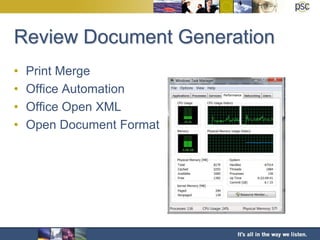 Cag document generation achitecture | PPTX