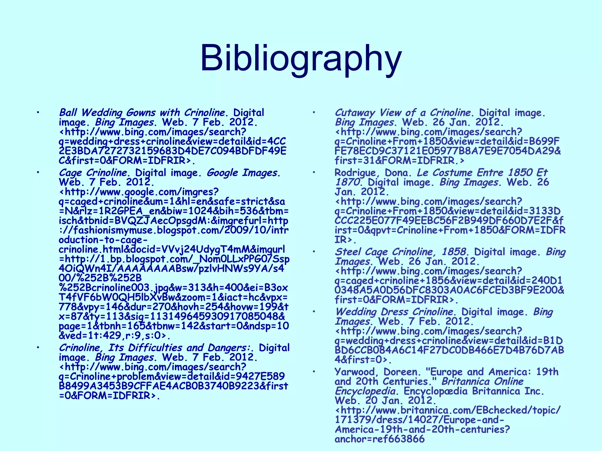 Caged crinoline | PPT