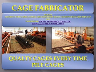 Cage fabricator product | PPT
