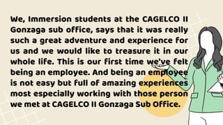 CAGELCO presentation and final output.pptx