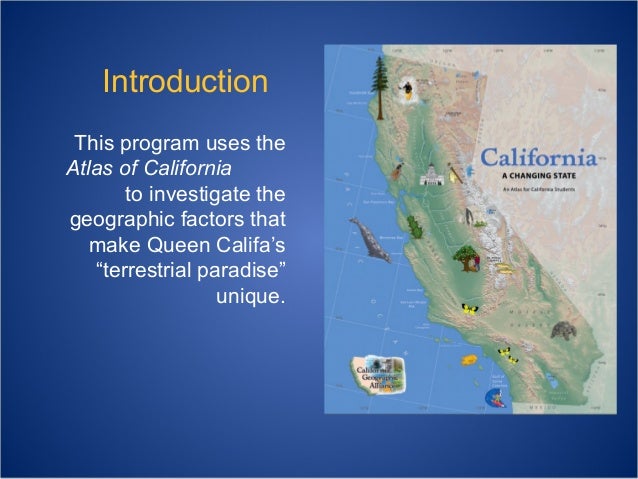 California Geography Introduction with the California Atlas