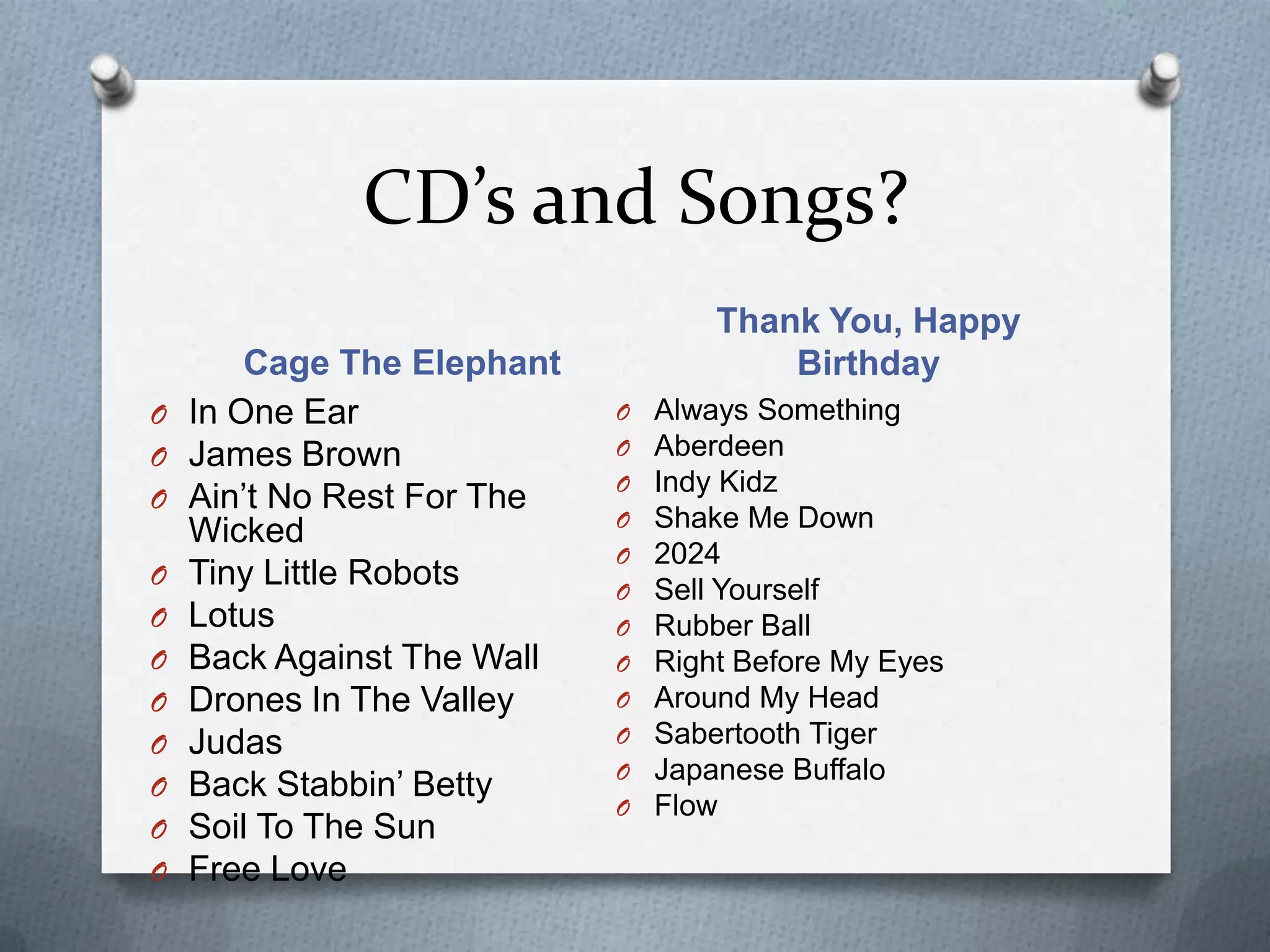 Cage the elephant | PPTX