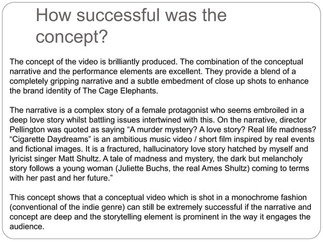 Cage the elephant cigarette daydreams | PPT