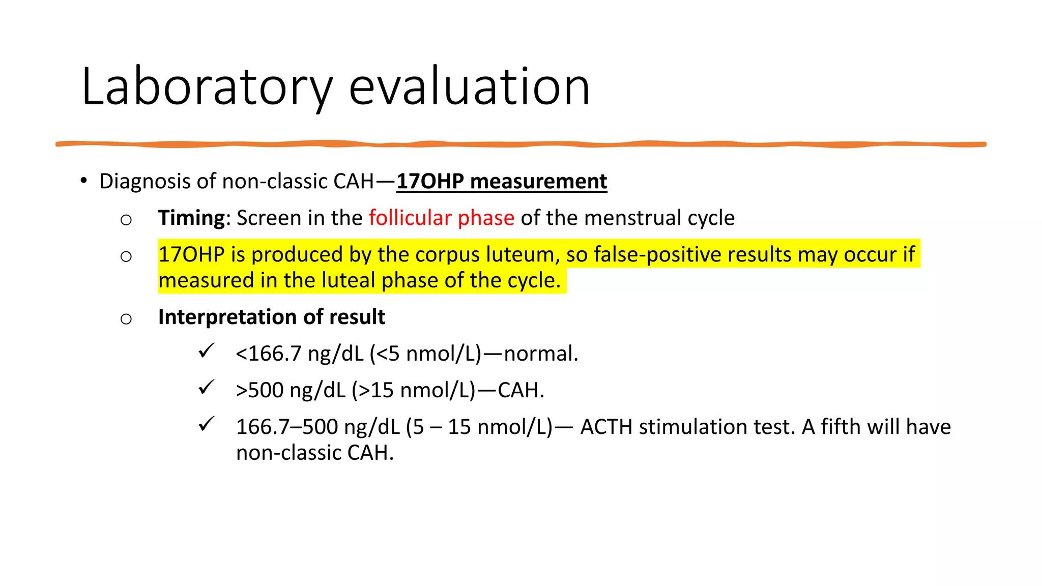 Congenital Adrenal Hyperplasia (CAH) | PPTX