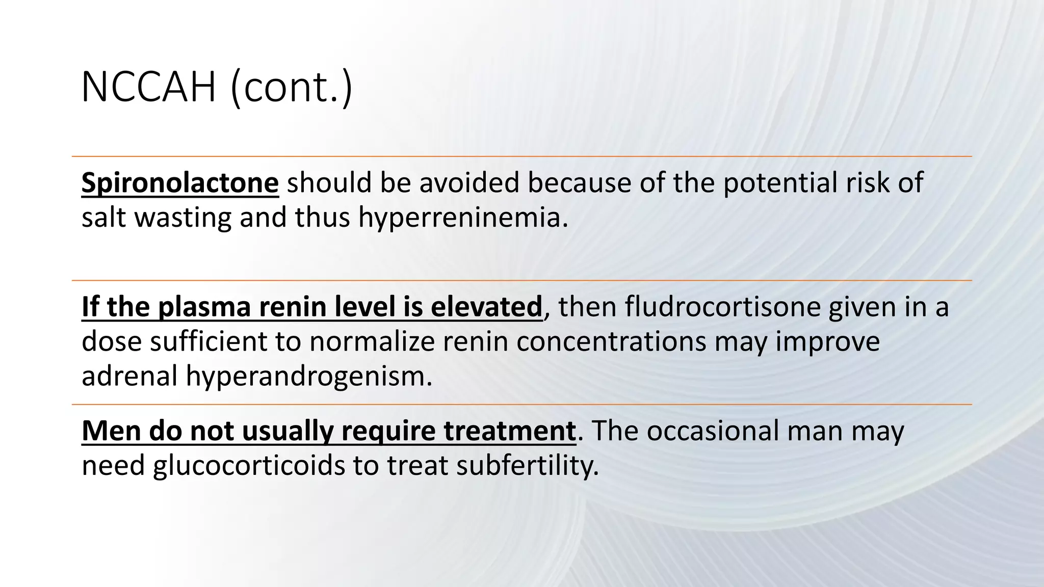 Congenital Adrenal Hyperplasia (CAH) | PPTX