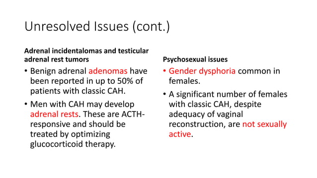 Congenital Adrenal Hyperplasia (CAH) | PPTX