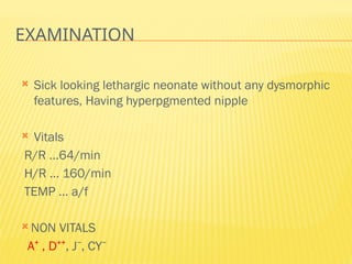congenital adrenal hyperplasia presentation .pptx