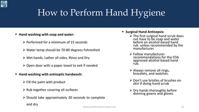 C&A Presentation: Hand Hygiene | PPTX
