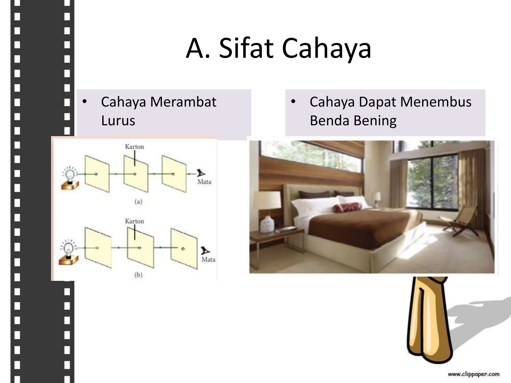 cahaya ( materi chaya kelas 9 meliputi sifat cahaya, cermin, lensa, indra penglihatan, | PPTX