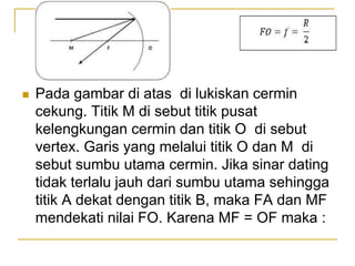 CAHAYA DAN ALAT OPTIK MATERI IPA KELAS 8 | PPT